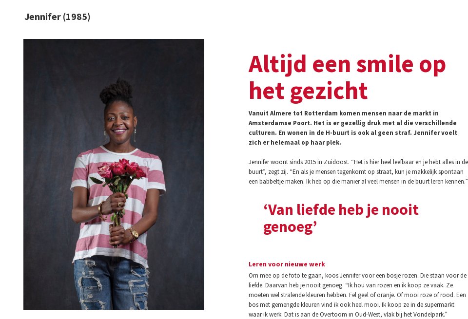 Jennifer - Gezichten van de H-buurt